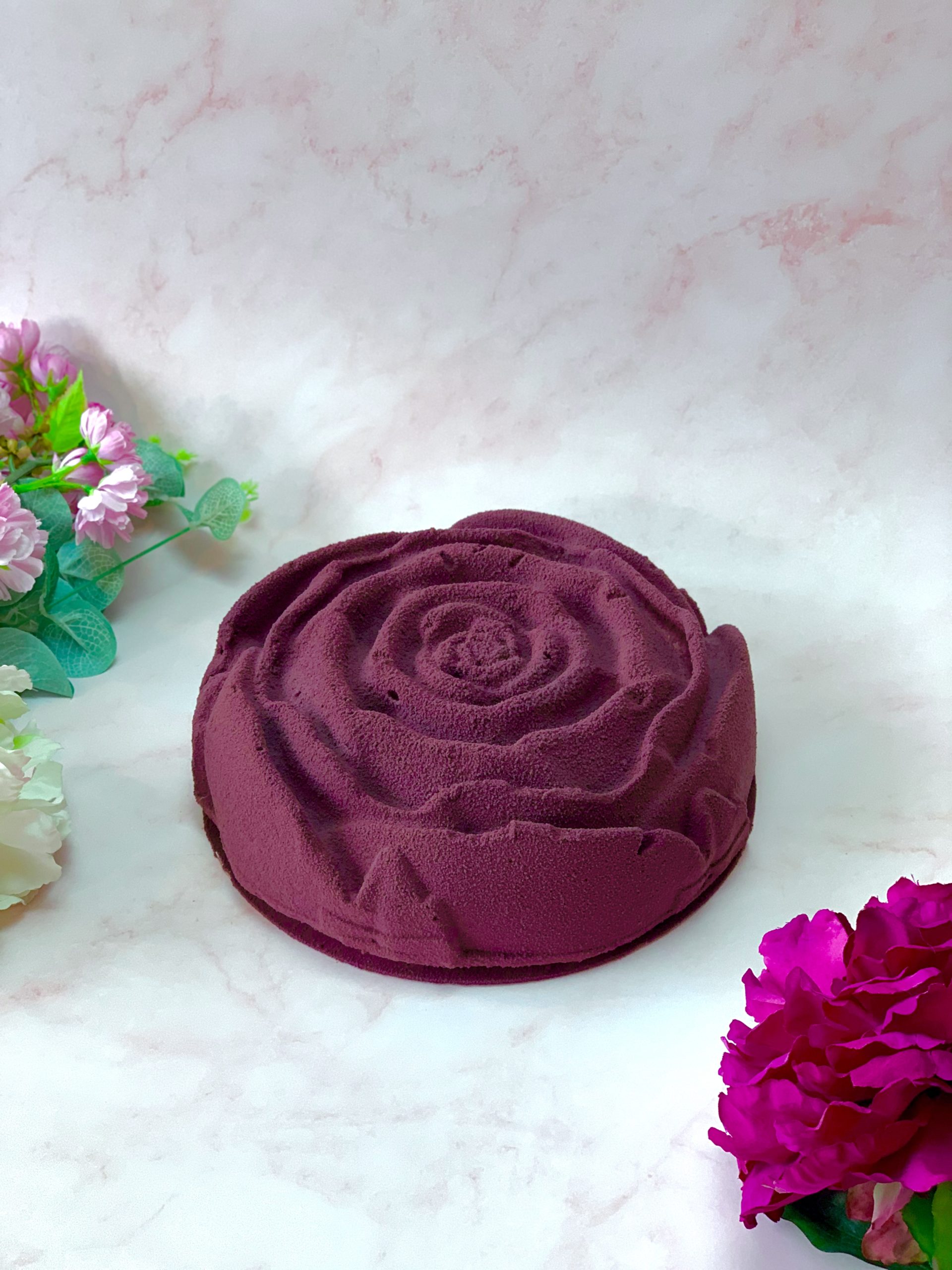 Entremet St Valentin - Pamplemousse Litchi et pointe de rose – Confiotes